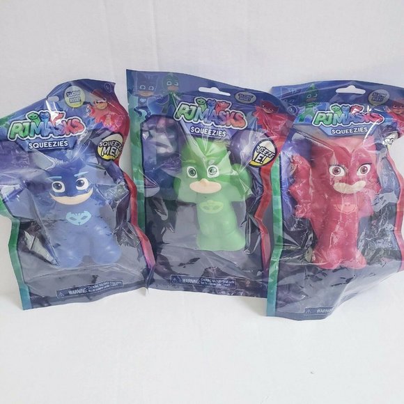 Just Play | Toys | Pj Masks Squeezies Catboy Gekko Owlette Squishy ...